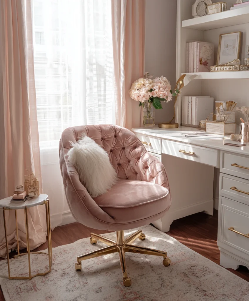 15 Feminine Home Office Ideas to Inspire You.